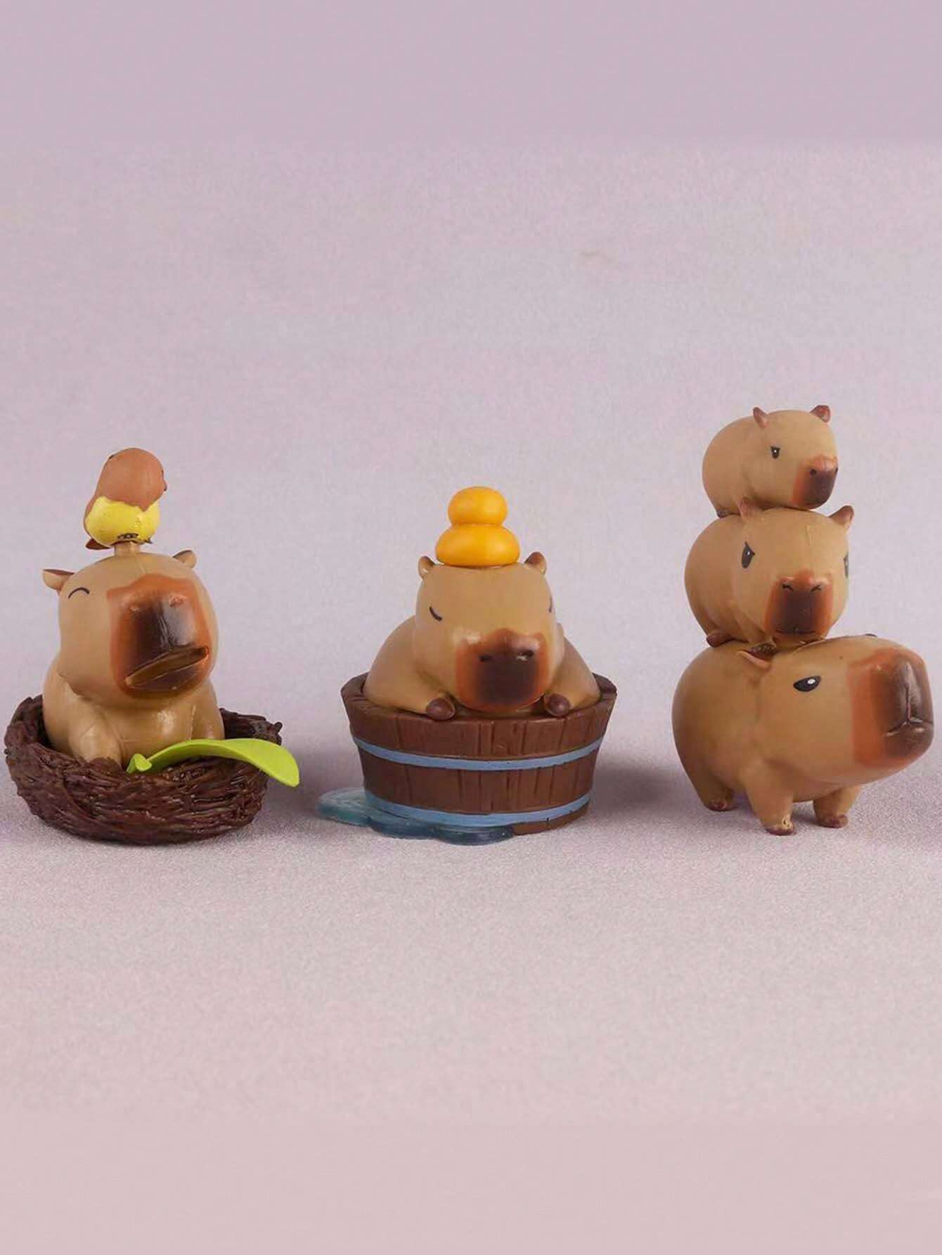 A Pack Of Random Styling Blind Box Capybara Animal Dolls, Seagull ...