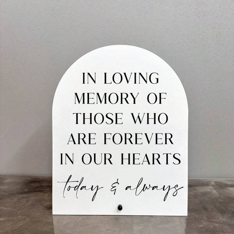 In Loving Memory Sign | In Loving Memory Of Those Who Are Forever In ...