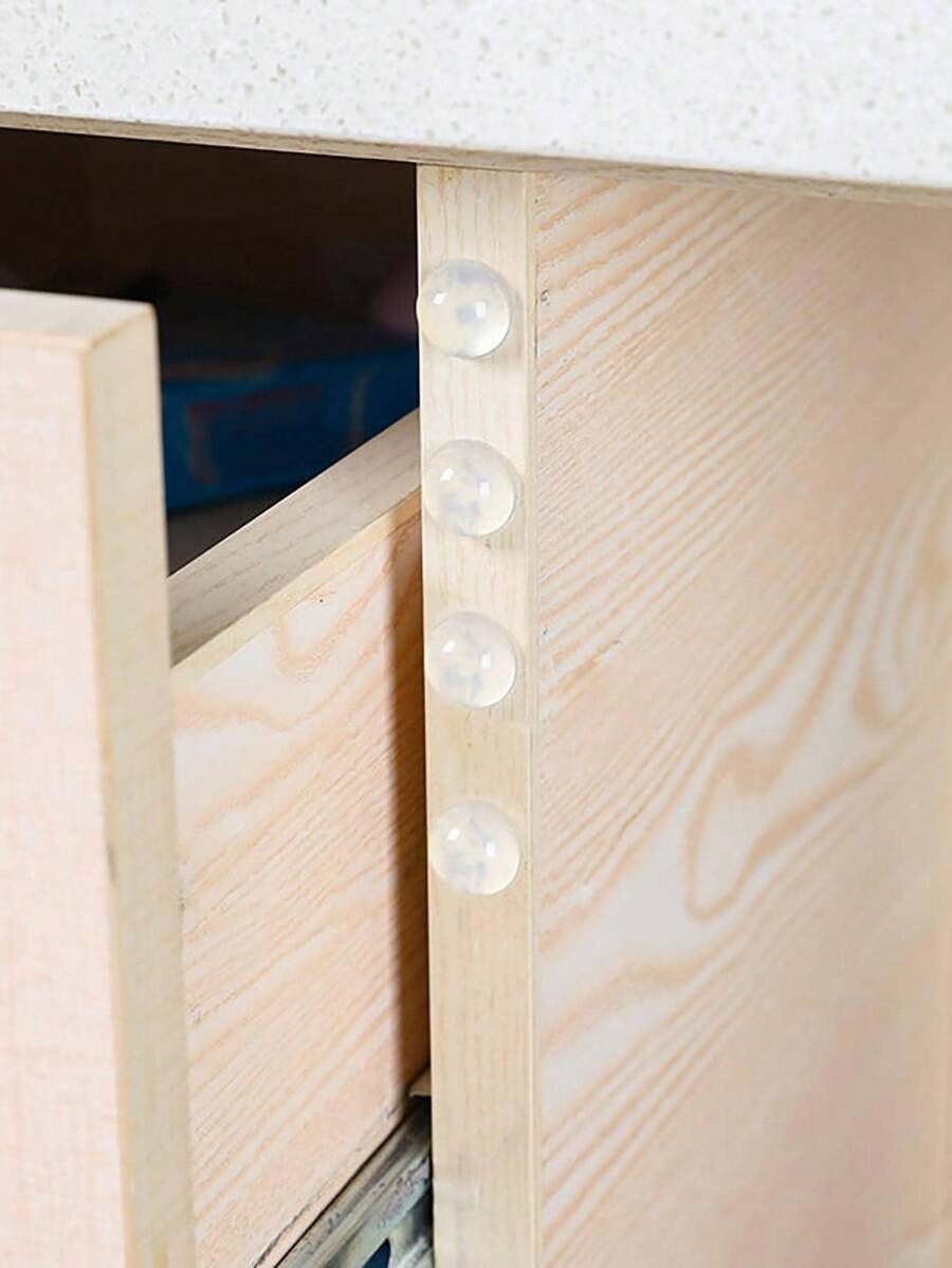 24/48pcs Transparent Silicone Anti-Collision Particles Self Adhesive ...