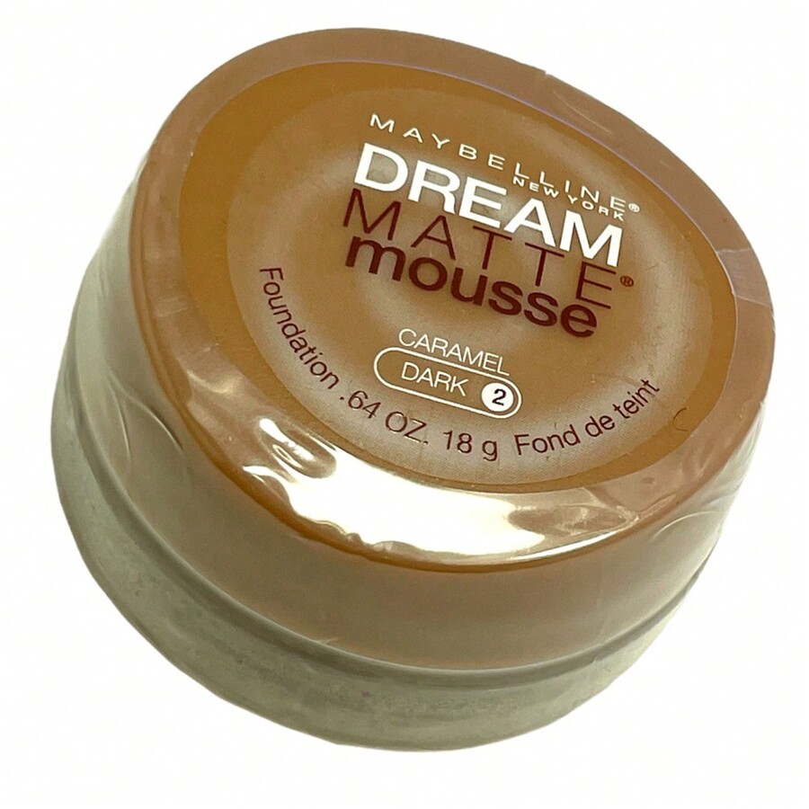 Maybelline Dream Matte Mousse Foundation, Dark Caramel 0.64 Oz for Sale ...