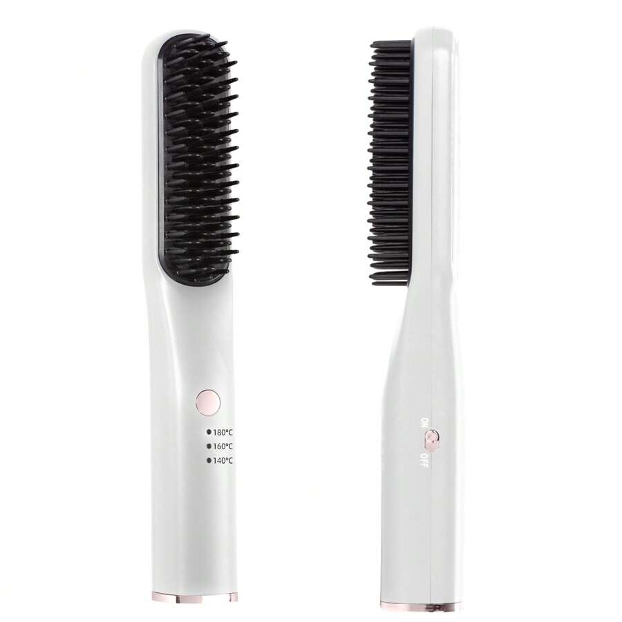 UKLISS 2-In-1 Straight & Curly Hair Straightening Brush, Ionic ... UKLISS 2-In-1 Straight & Curly Hair Straightening Brush, Ionic ...