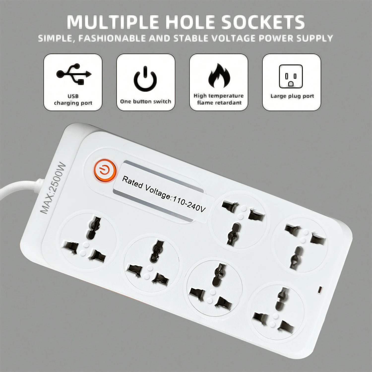 Plug Power Strip Intelligent Plug Board Household Drag Line Board ...