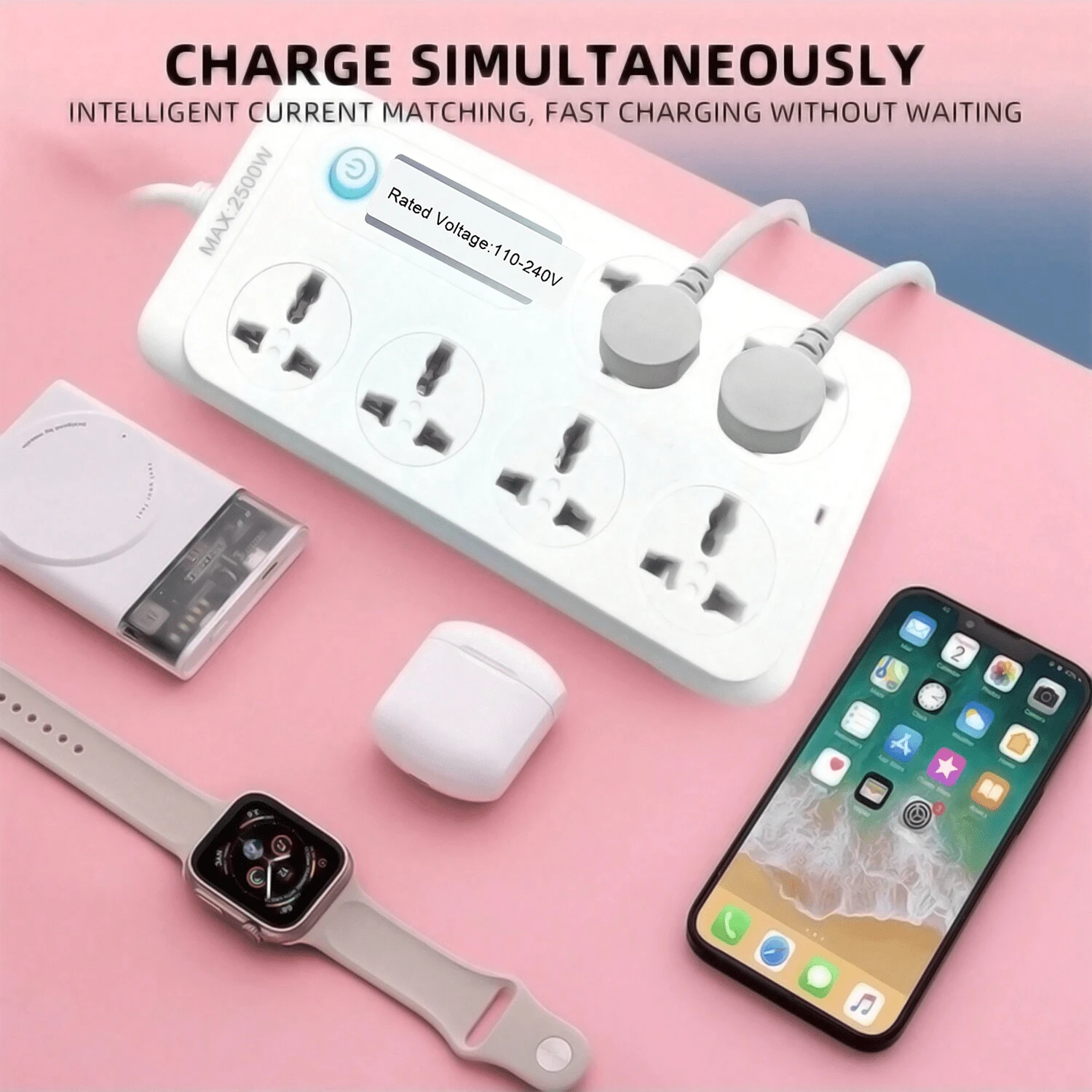 Plug Power Strip Intelligent Plug Board Household Drag Line Board ...