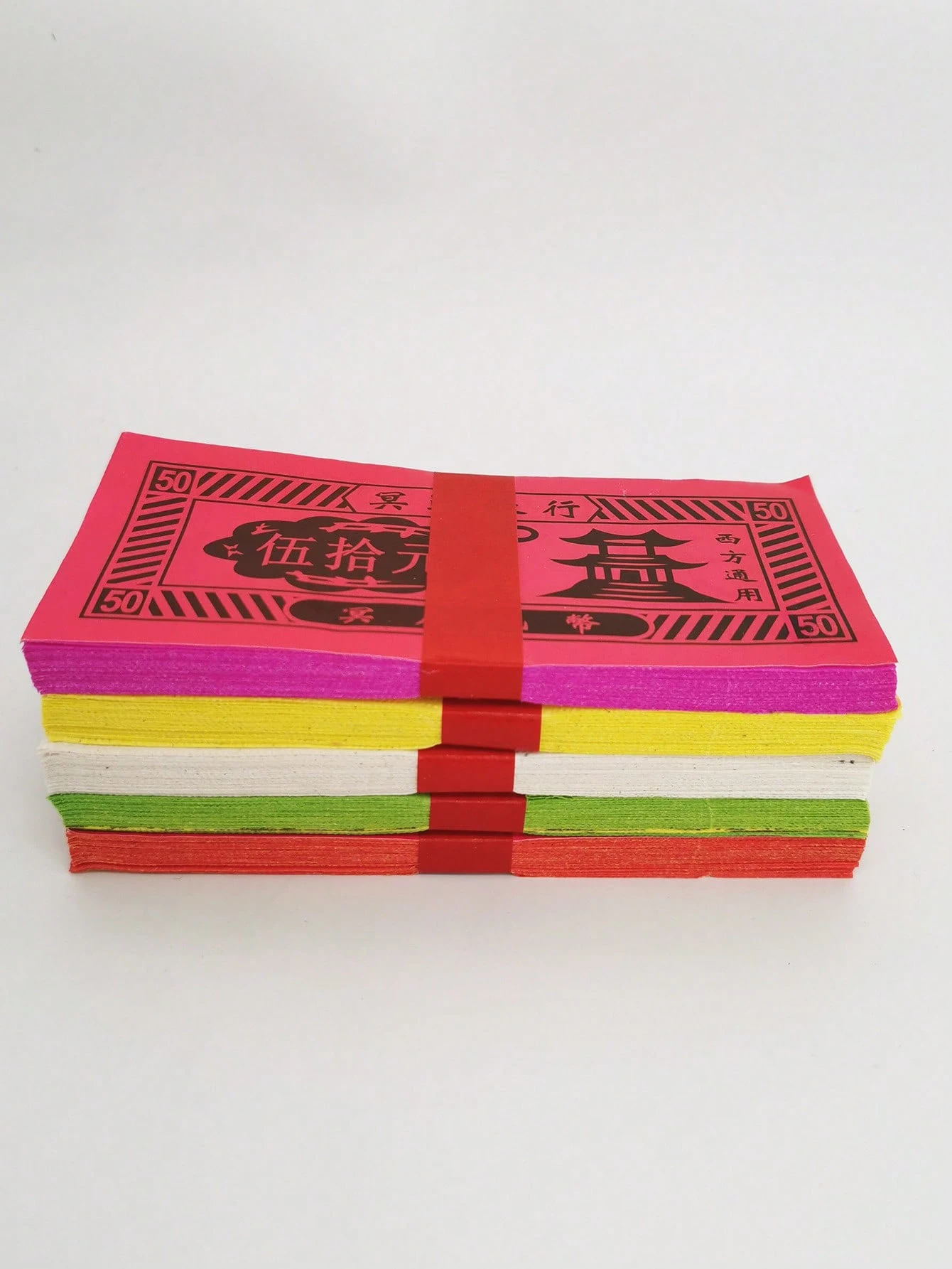 5 Packets Of Underworld Bank Paper Money, Ghost Money, Joss Paper ...