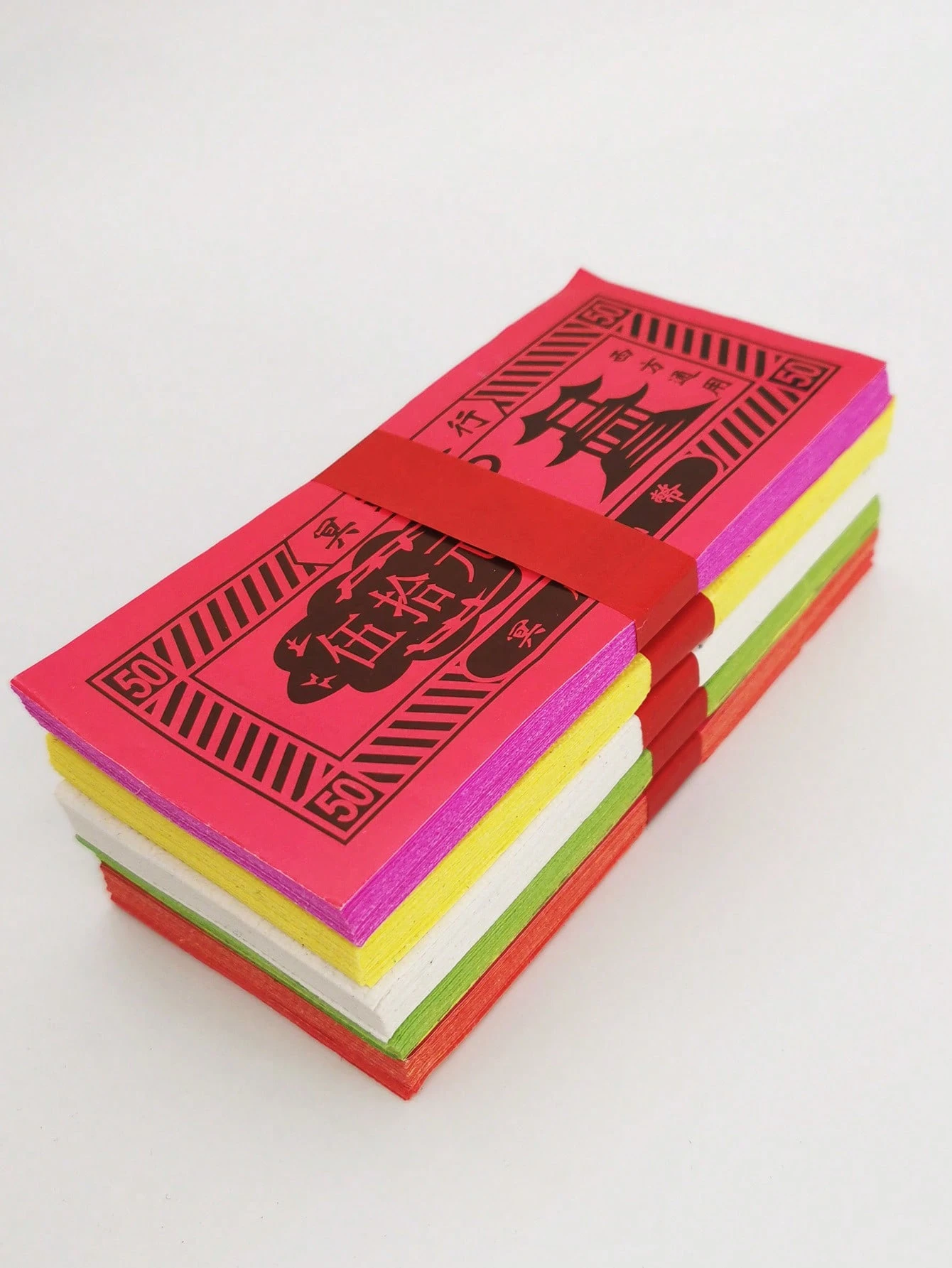 5 Packets Of Underworld Bank Paper Money, Ghost Money, Joss Paper ...