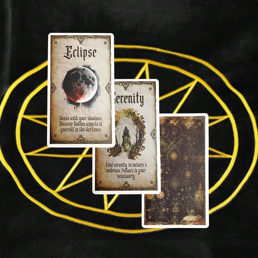 Mystical Wisdom Witch Divination Cards - Card Game | 20 Oracle Cards ...