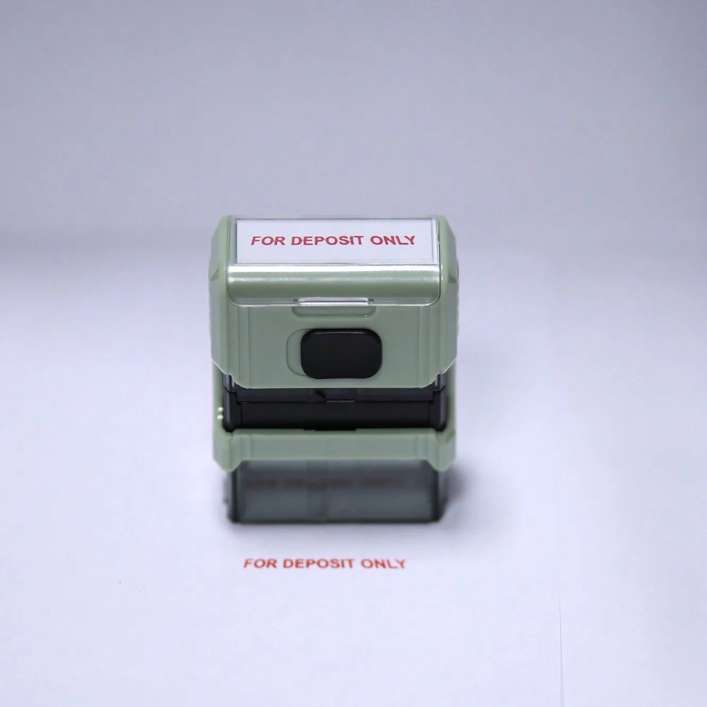 Self-Inking Rubber Stamp - Refillable Stamp For Copying - For Business ...
