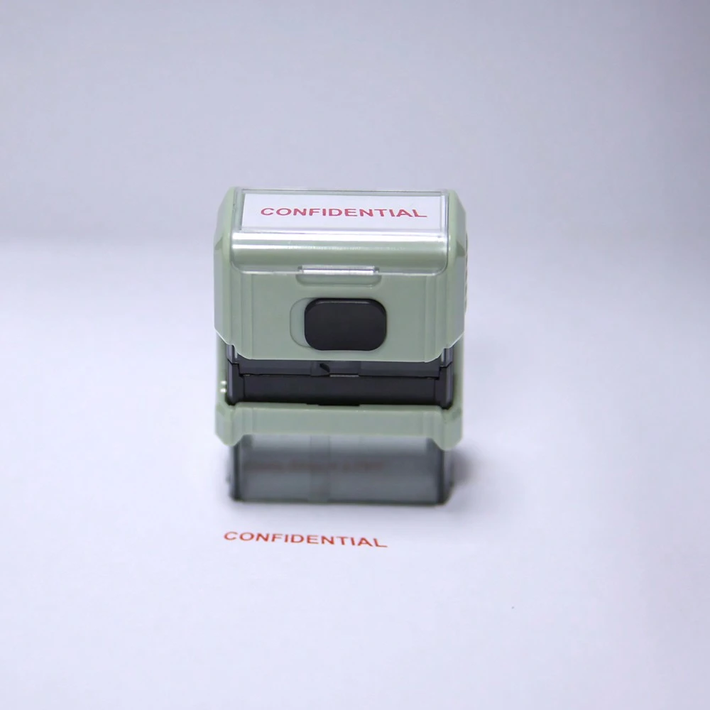 Self-Inking Rubber Stamp - Refillable Stamp For Copying - For Business ...