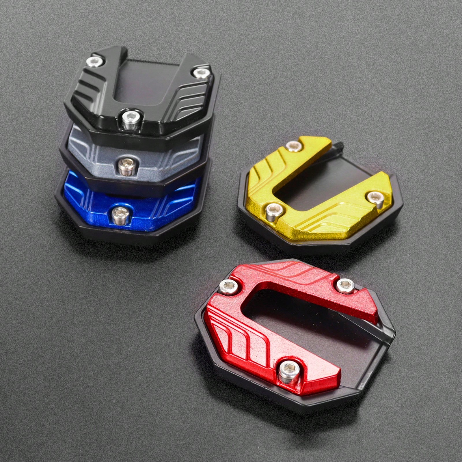 Universal Scooter Motorcycle Bike Kickstand Extender Foot Side Stand ...