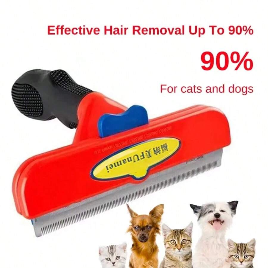 Pet Cat Hair Removal Combs Pet Grooming Brush Dogs Cats Hair Shedding ...