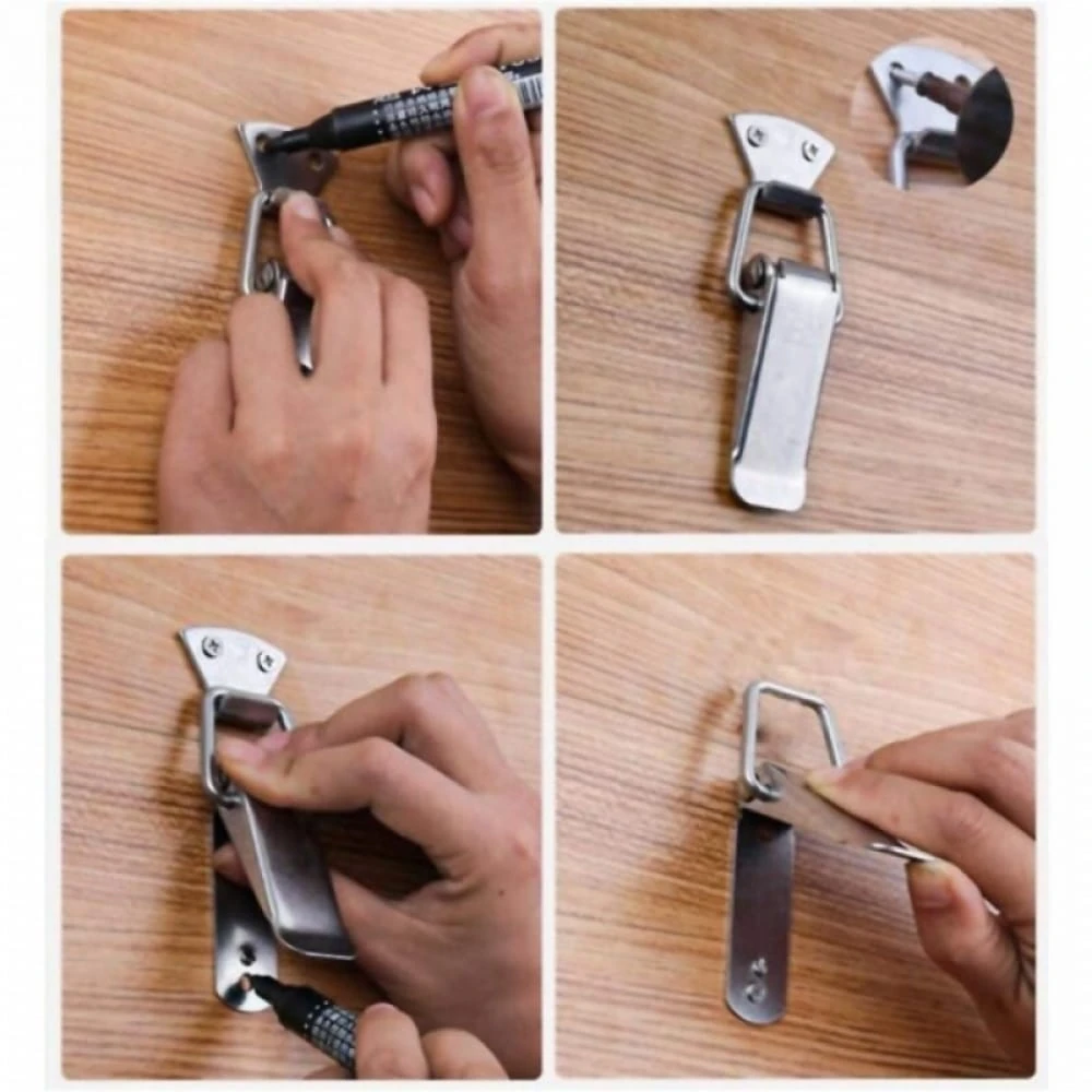 12 Pieces Hood Catch, Lever Latch, Spring Loaded Catch, Toggle Latch ...