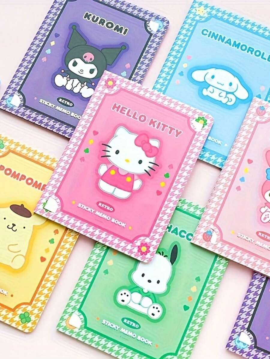 Sanrio 3pcs Sanrio Sticky Note Pads - For Hello Kitty, My Melody ...