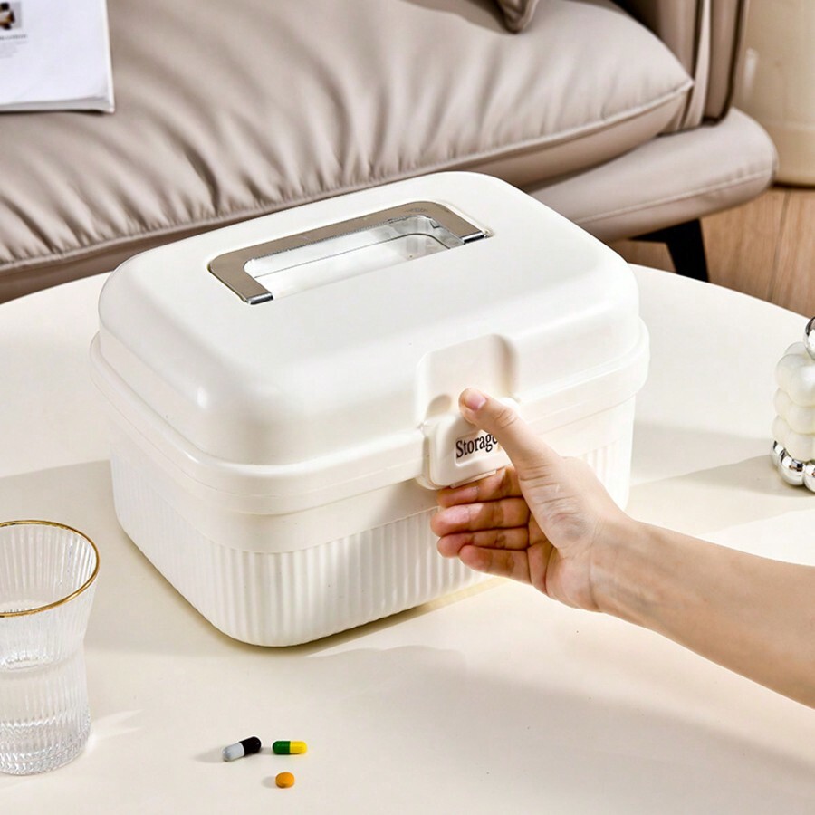 Home Medicine Box Multifunctional Storage Box,Portable Medicine And ...