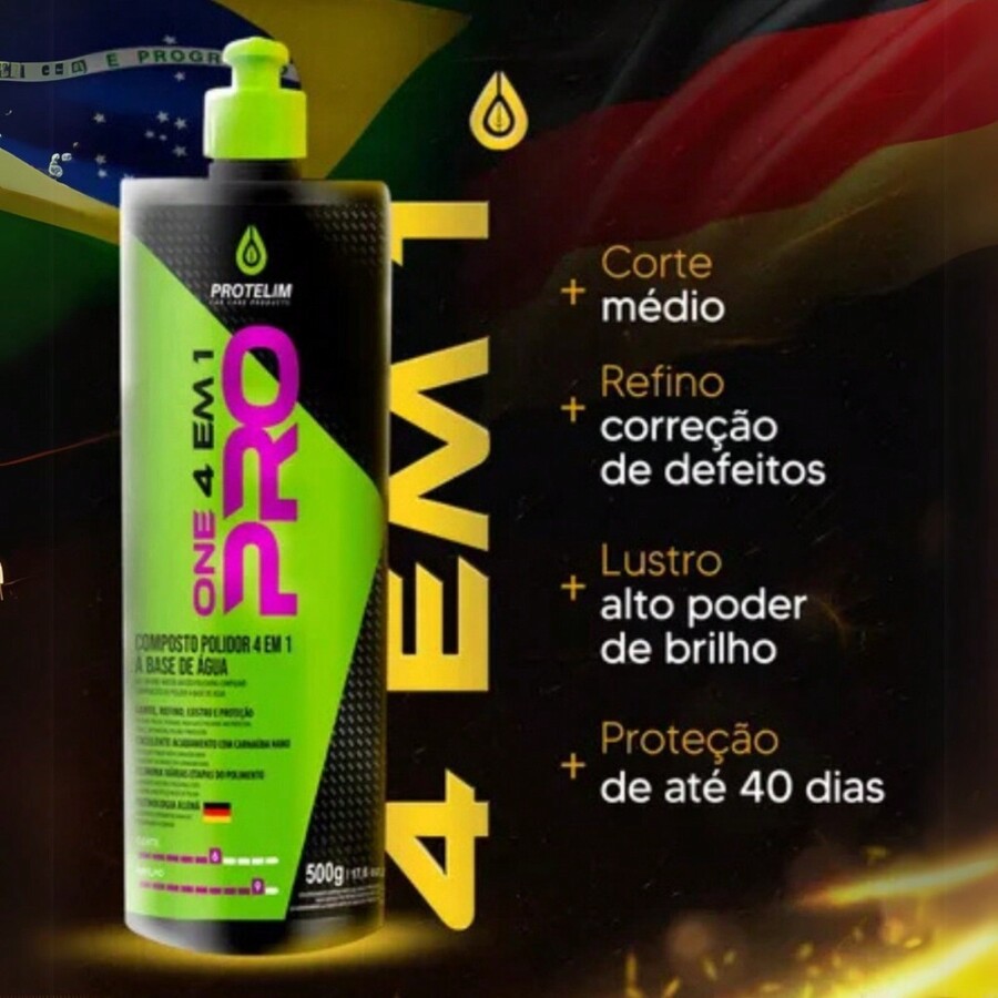 One Pro 4 Em 1 Composto Polidor Base De Água 1KG - Protelim | SHEIN Brasil
