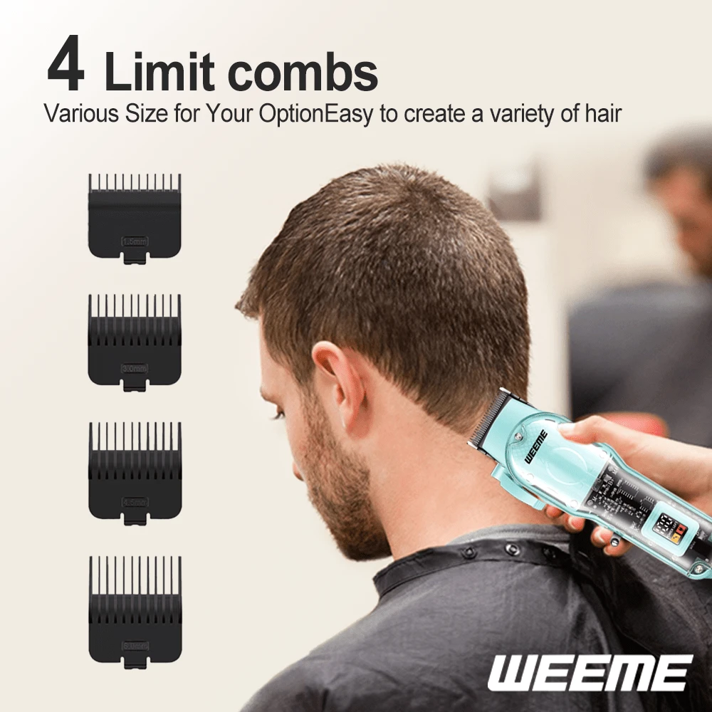 WEEME WEEME Hair Clipper 4 Limit Combs Various Size For Your OptionEasy ...