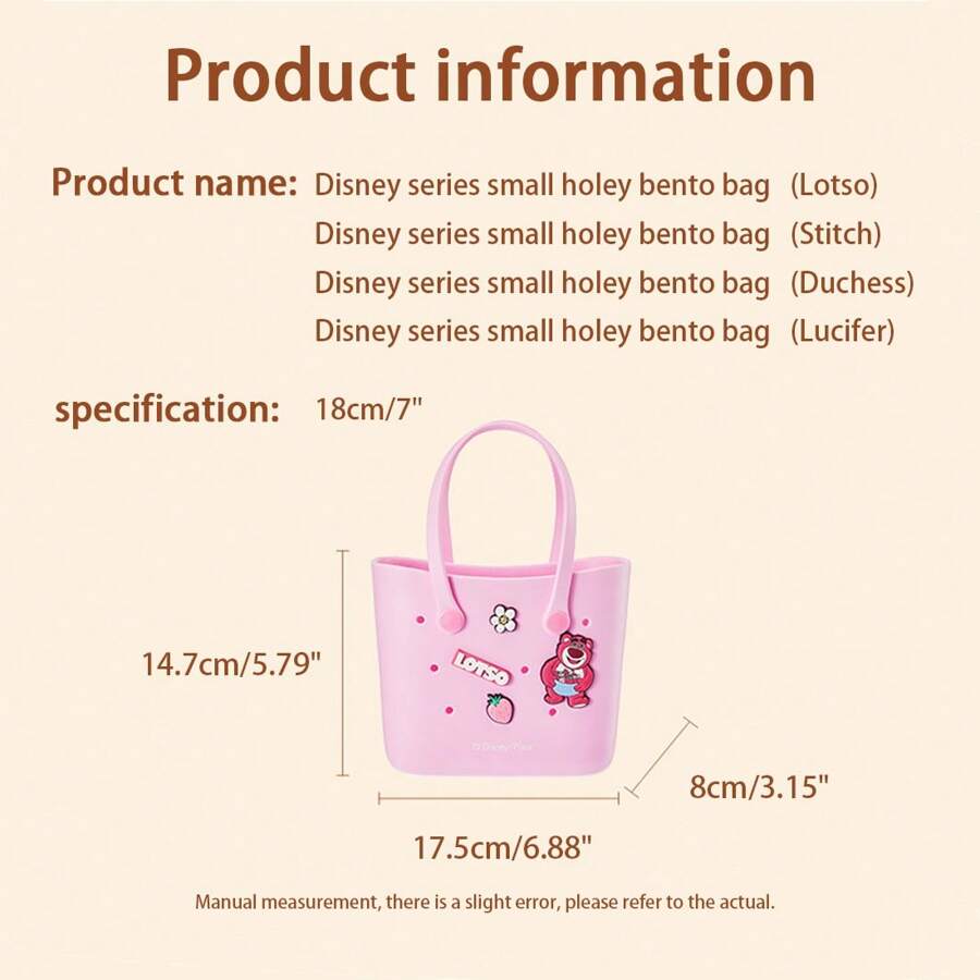 Miniso Miniso Disney Collection Small Size Lunch Bag-Strawberry Bear ...