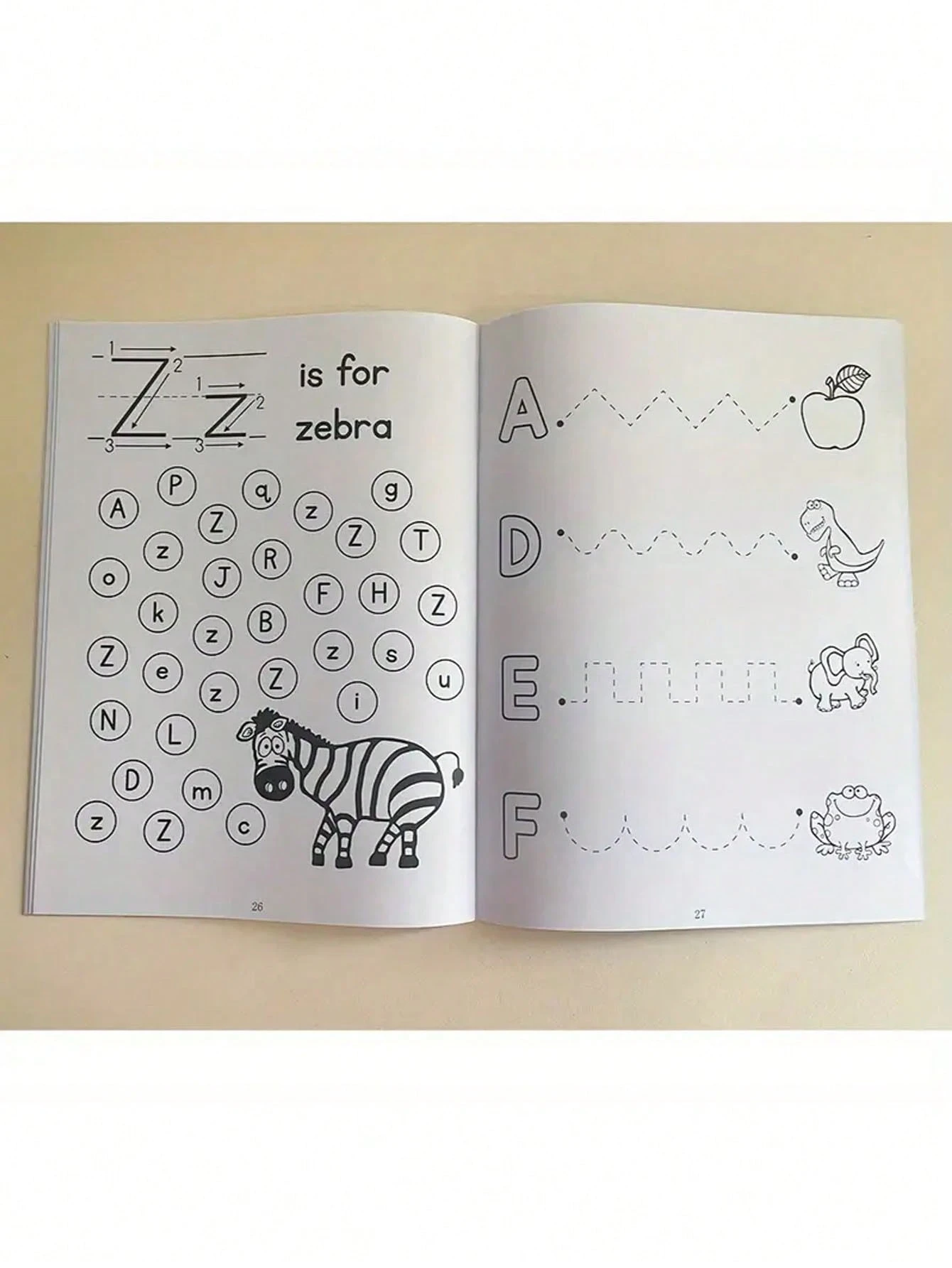 Children's Alphabet Practice Book - Fun Pre-School Learning Activities ...