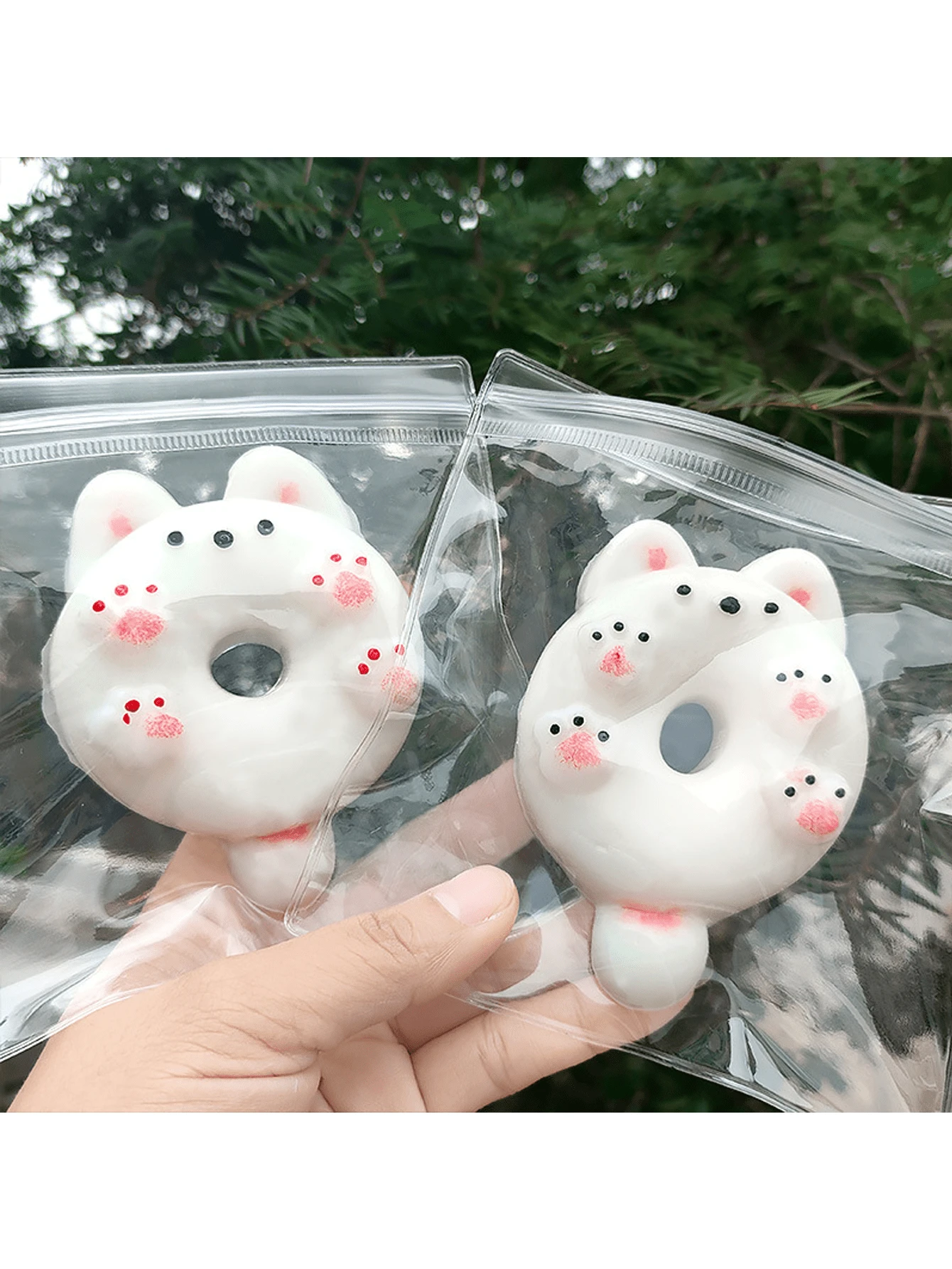 Cute Puppy Donut Squeeze Toy - Soft, Squishy, Stress Relief Fidget Toy ...