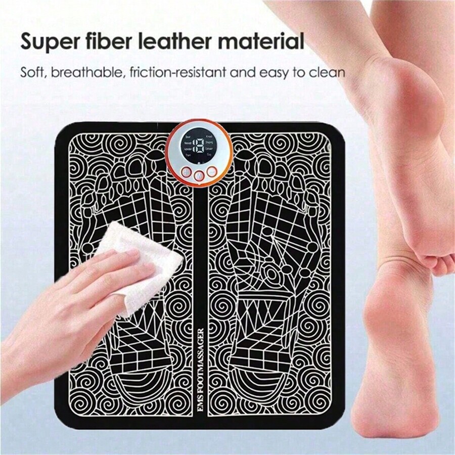 Foot Massager Foot Therapy Machine EMS Foot Massage Pad Pulse Fully Automatic Foot Meridian ...