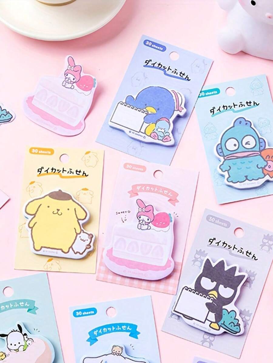 Sanrio Sanrio Cartoon Tear-Off Sticky Note Pad, Memo Papier ...