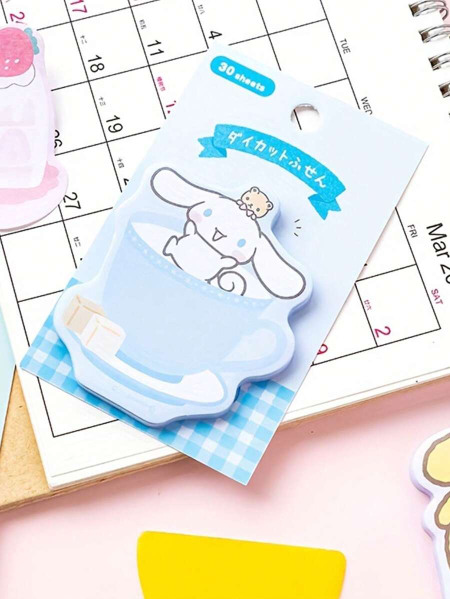 Sanrio Sanrio Cartoon Tear-Off Sticky Note Pad, Memo Paper Note Sheets ...