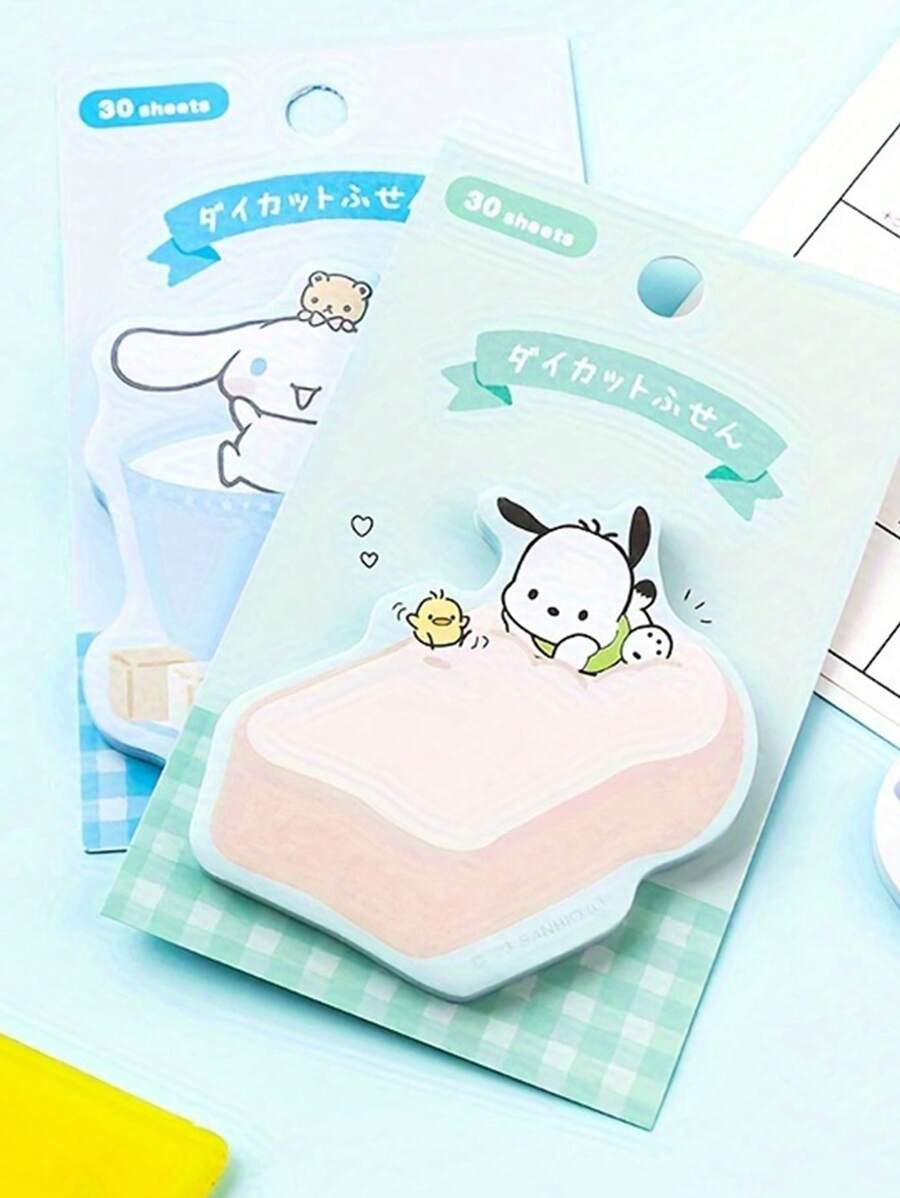 Sanrio Sanrio Cartoon Tear-Off Sticky Note Pad, Memo Paper Note Sheets ...