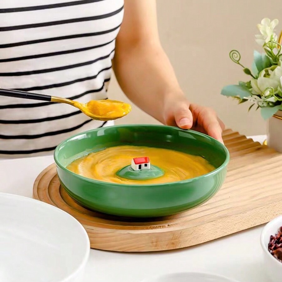 Customizable Ceramic Plate With Its Own Design, Making Food More ...
