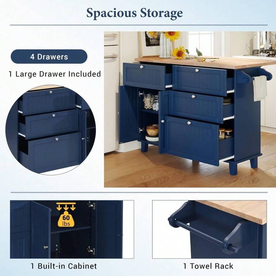 DXYNLZQPKQ Ktchen Island Set With 2 Stools, Solid Wood Dining Table ...