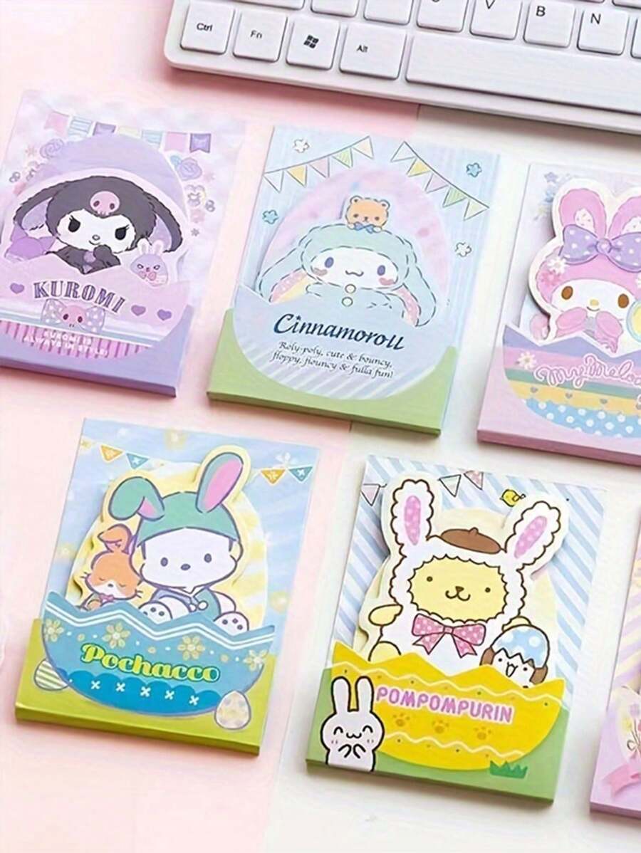 Sanrio Bloc-notes Sanrio Hello chat & Friends - Joli Kuromi, My Melody ...