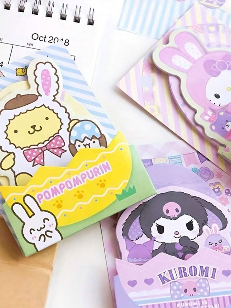 Sanrio Bloc-notes Sanrio Hello chat & Friends - Joli Kuromi, My Melody ...