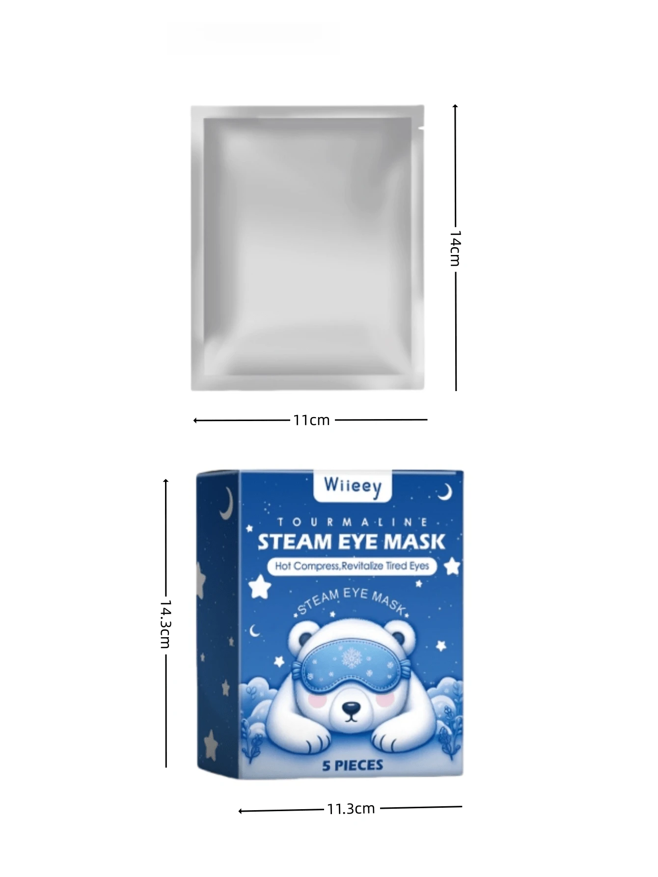 Sleep Steam Blindfold, Gentle Hot Compress To Relieve Eye Fatigue And ...