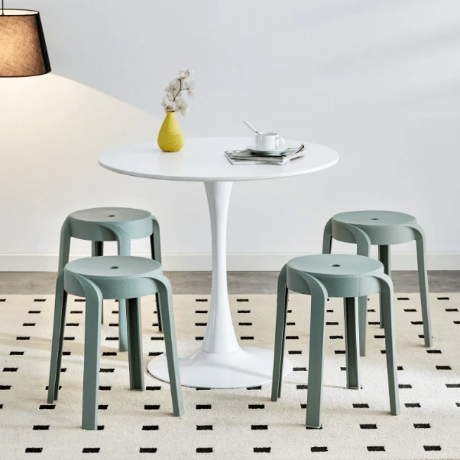 6 Pack Stackable Classroom Stools Plastic Stools Nesting Stools ...