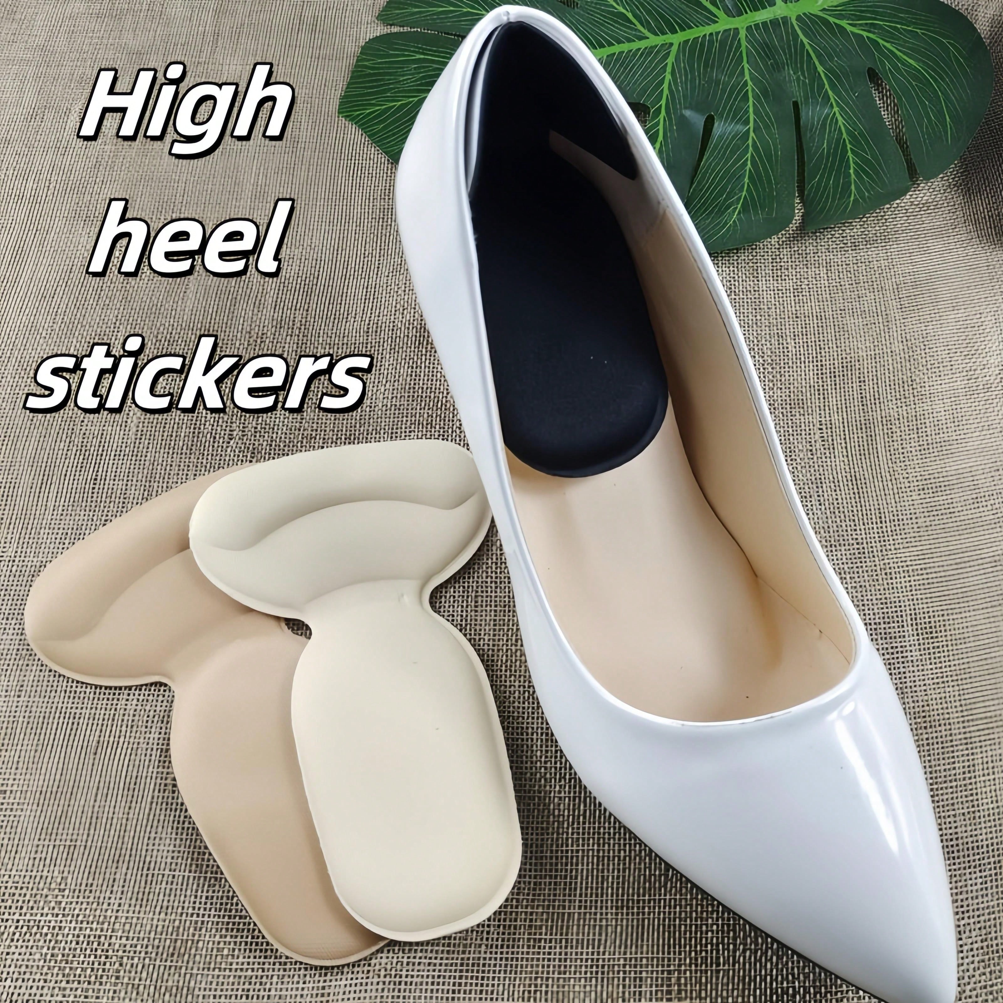 Heel Stickers Friction Relief Pads, Invisible Shoe Heel Grips For ...