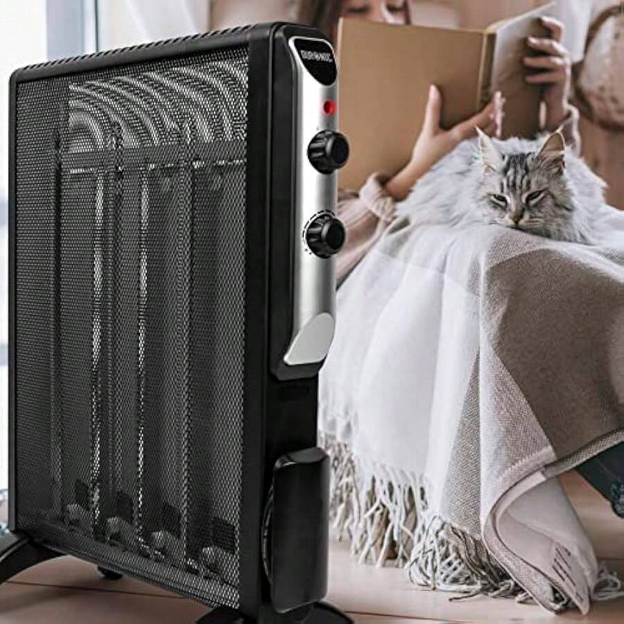 Electric Heater Oil Radiator Convection Portable Mica Panel Heaters ...