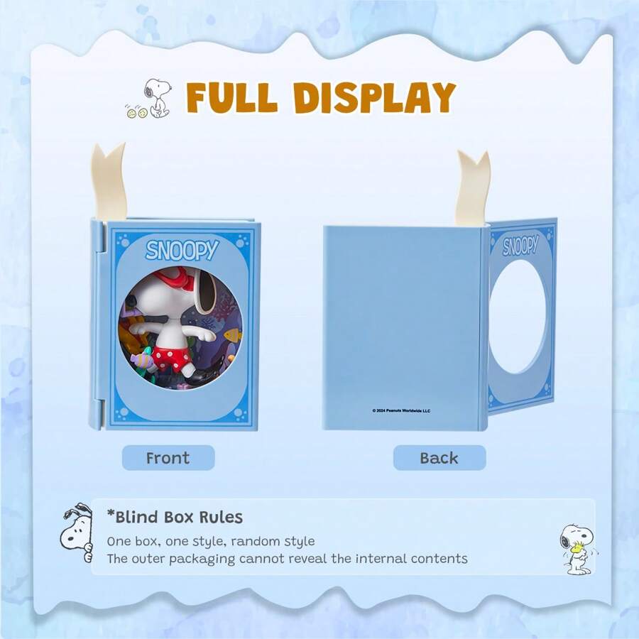 Miniso Snoopy Collection My Story Session Surprise Blind Box Figure ...