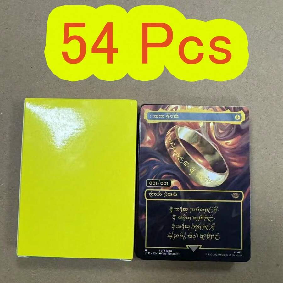 54pcs Black Core Magic The Gathering Cards P9 Dual Land Fetch Land Shock Lands Proxy Cards ...