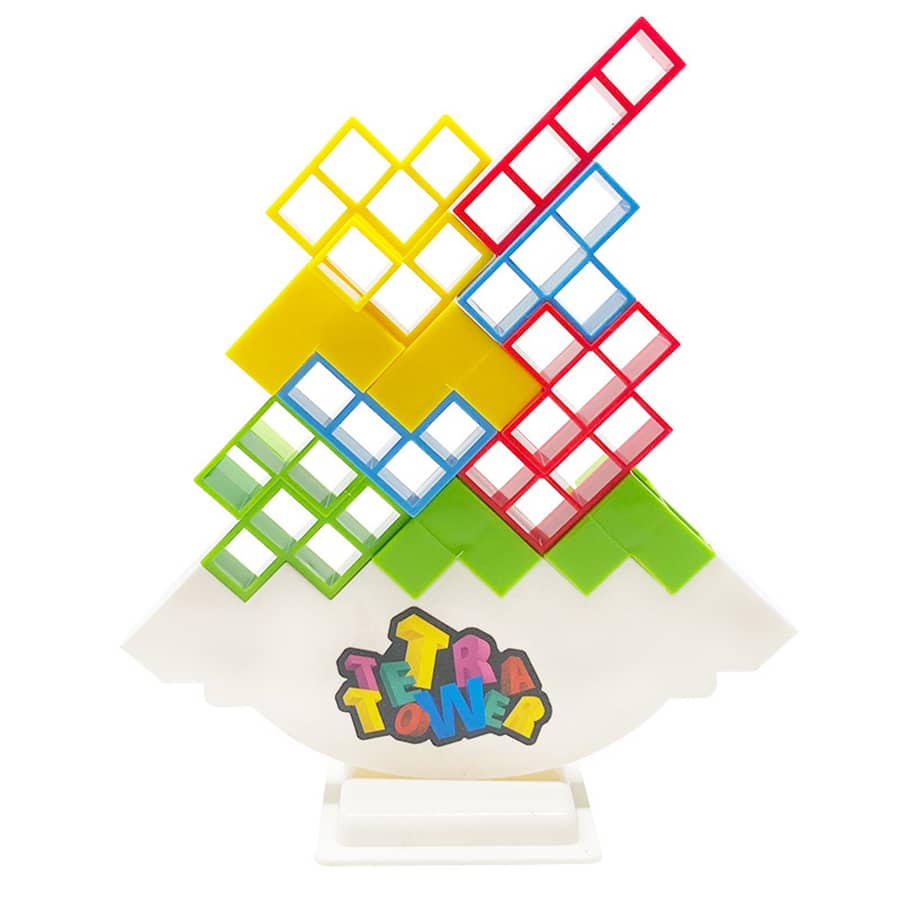 Balancing Game Stacking Teetering Tower Toy, Plastic Material, Vibrant ...