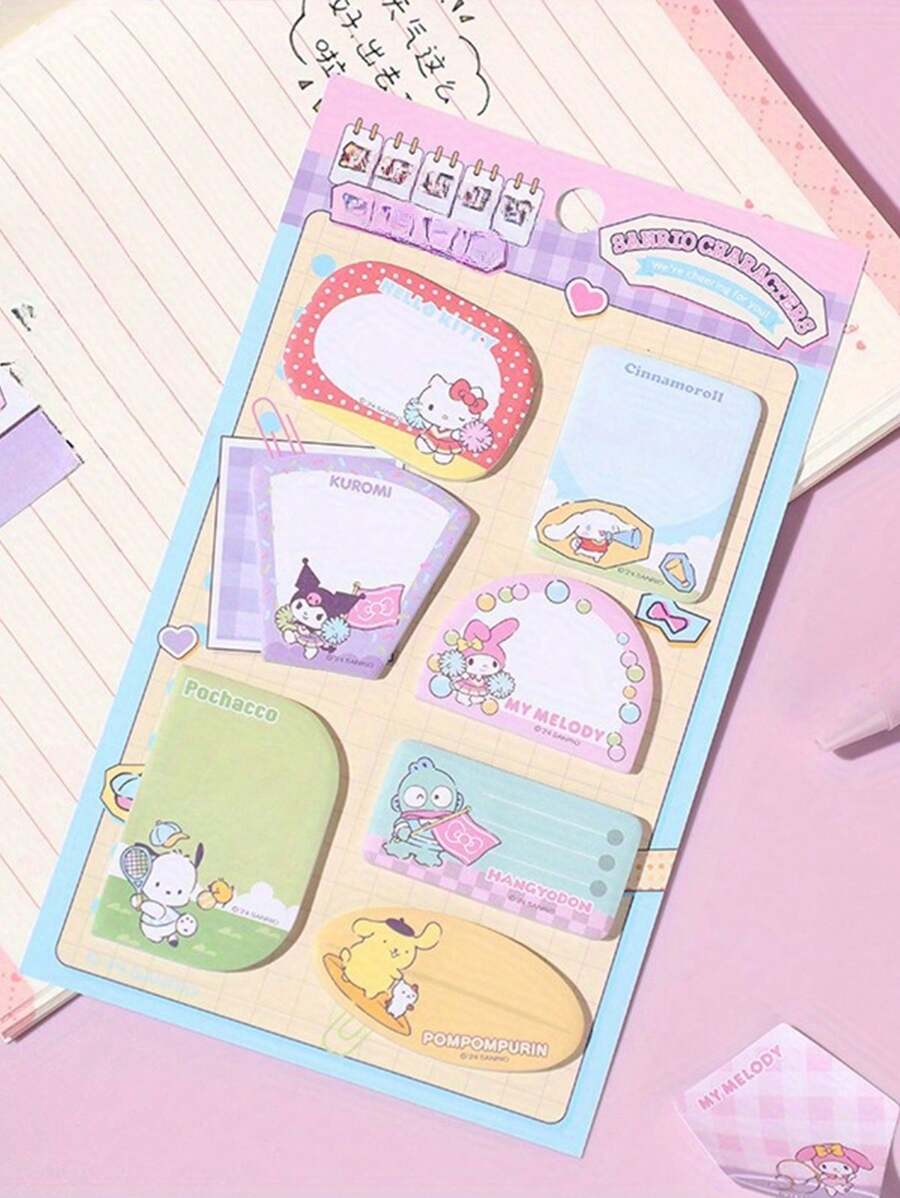 Sanrio Sanrio Character Self-Adhesive Memo Pad Set - Multiple Designs ...