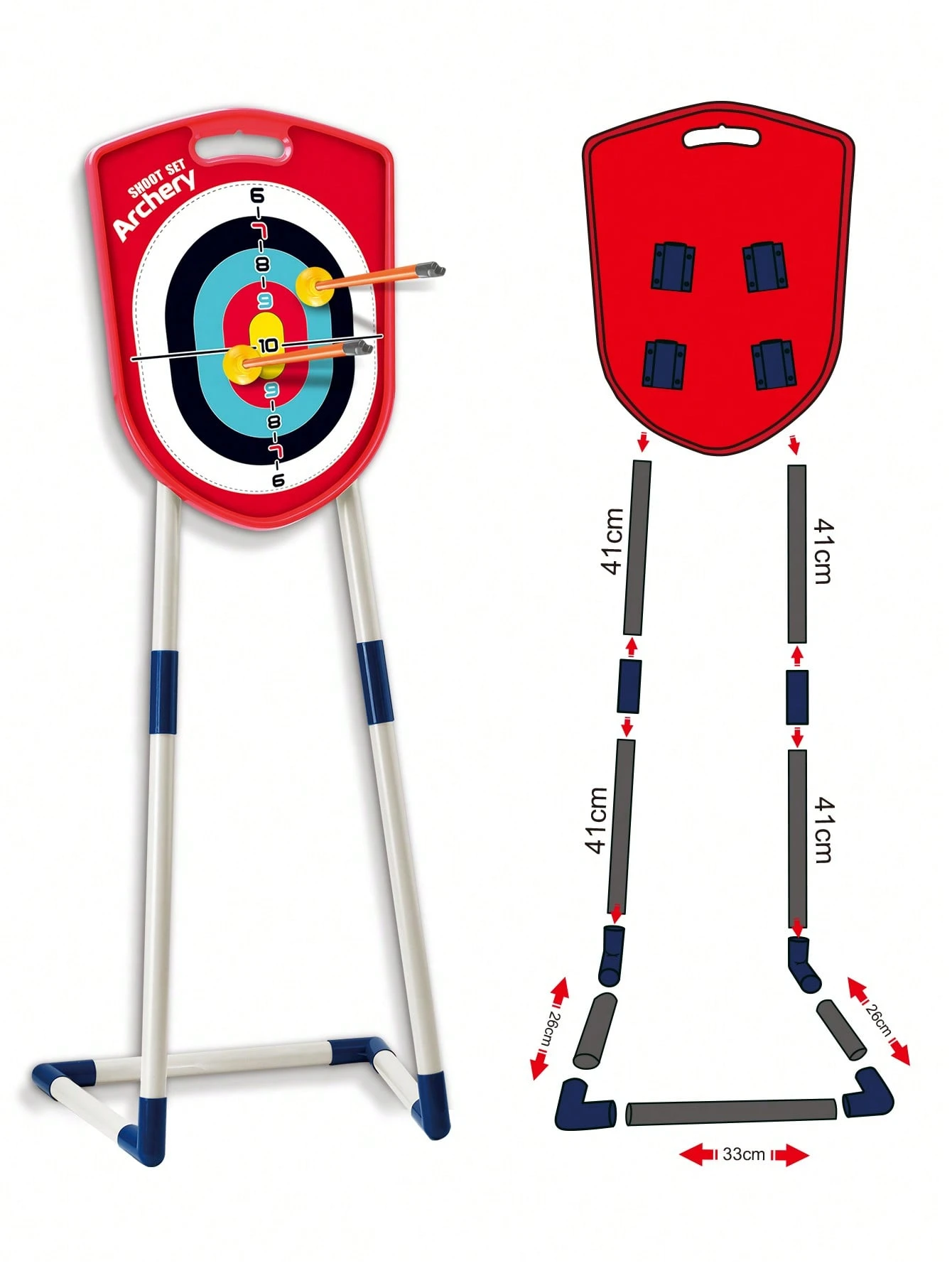 Juego de arco y flecha para niños con luces LED intermitentes, flechas ...