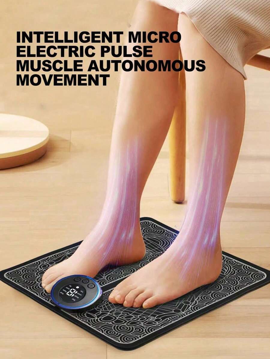 Foot Massager Foot Therapy Machine EMS Foot Massage Pad Pulse Fully Automatic Foot Meridian ...
