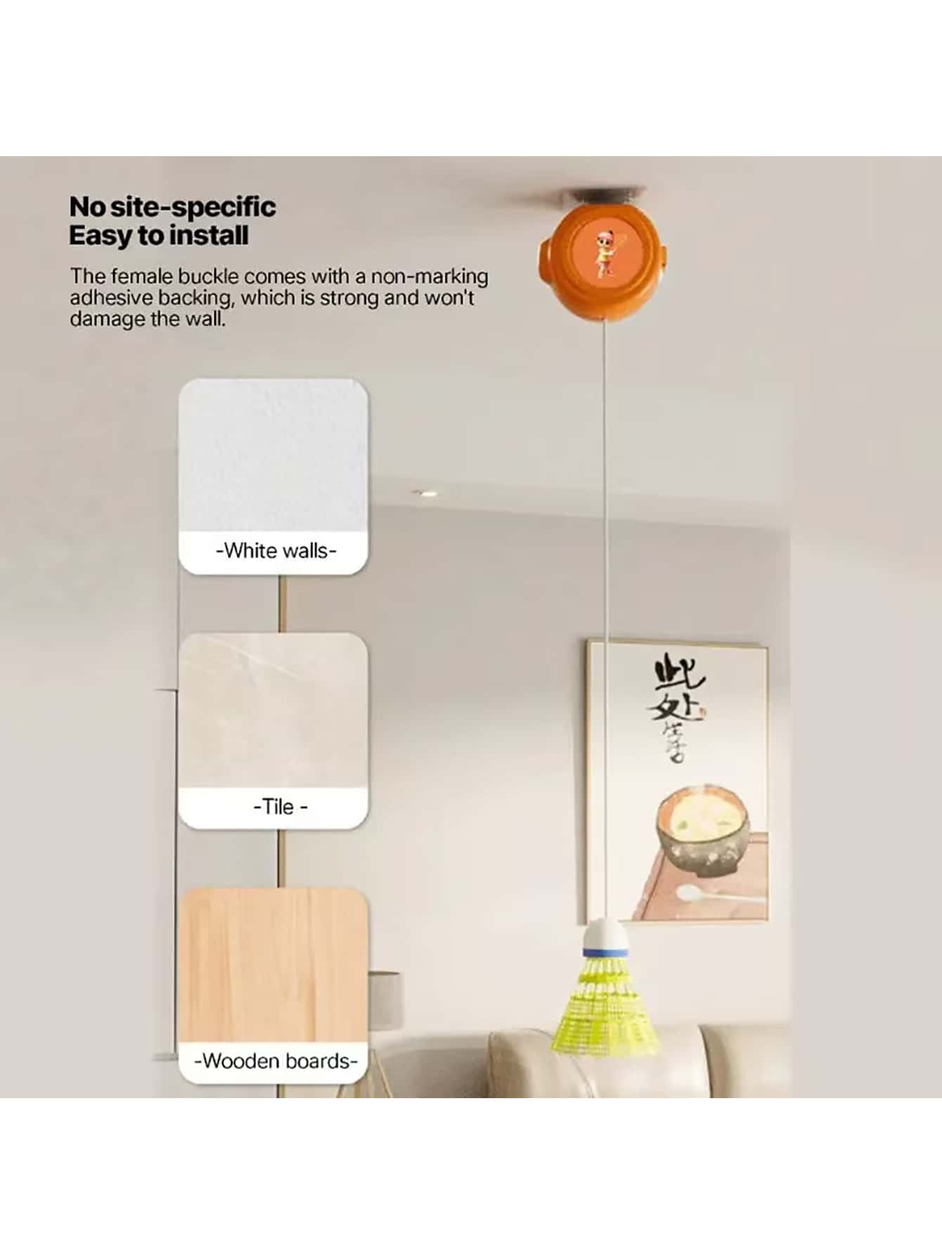 Single-Player Badminton Trainer Sports Practice Fitness Sparring ...