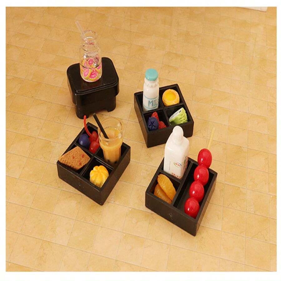 28pcs/10pcs/8pcs/5pcs Mini Bento Boxes, Mini Food Containers, Miniature ...