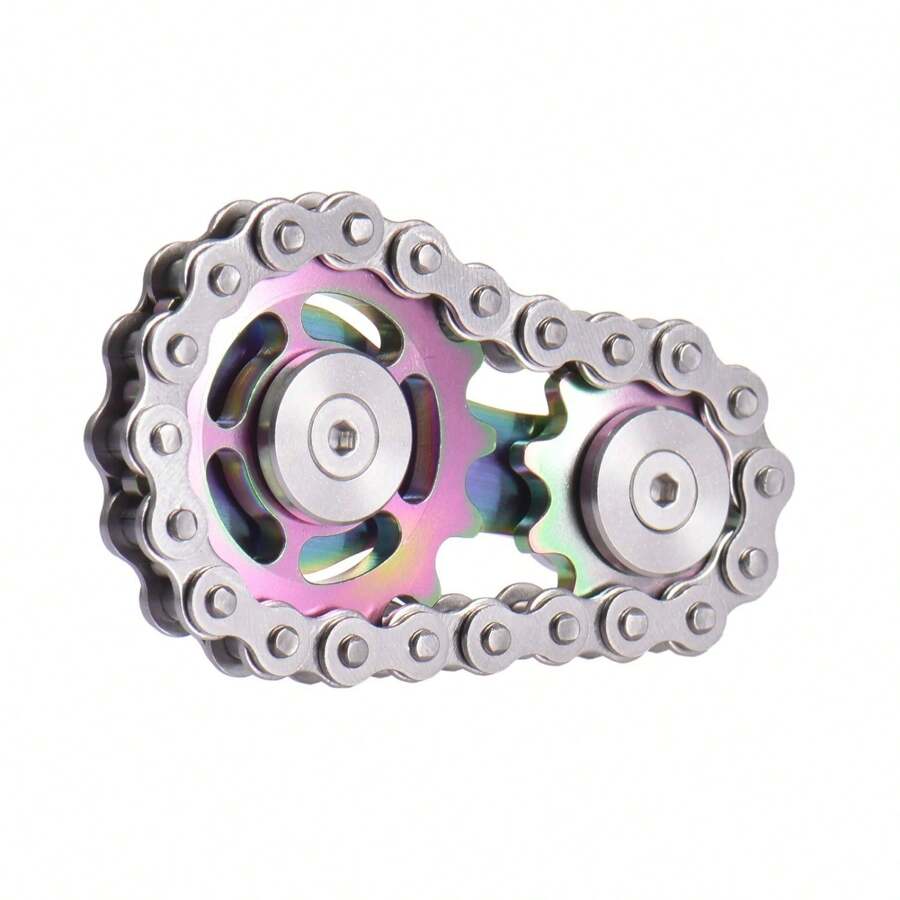 Stainless Steel Sprockets Flywheel Fingertip Gyro Sprockets Chains EDC ...