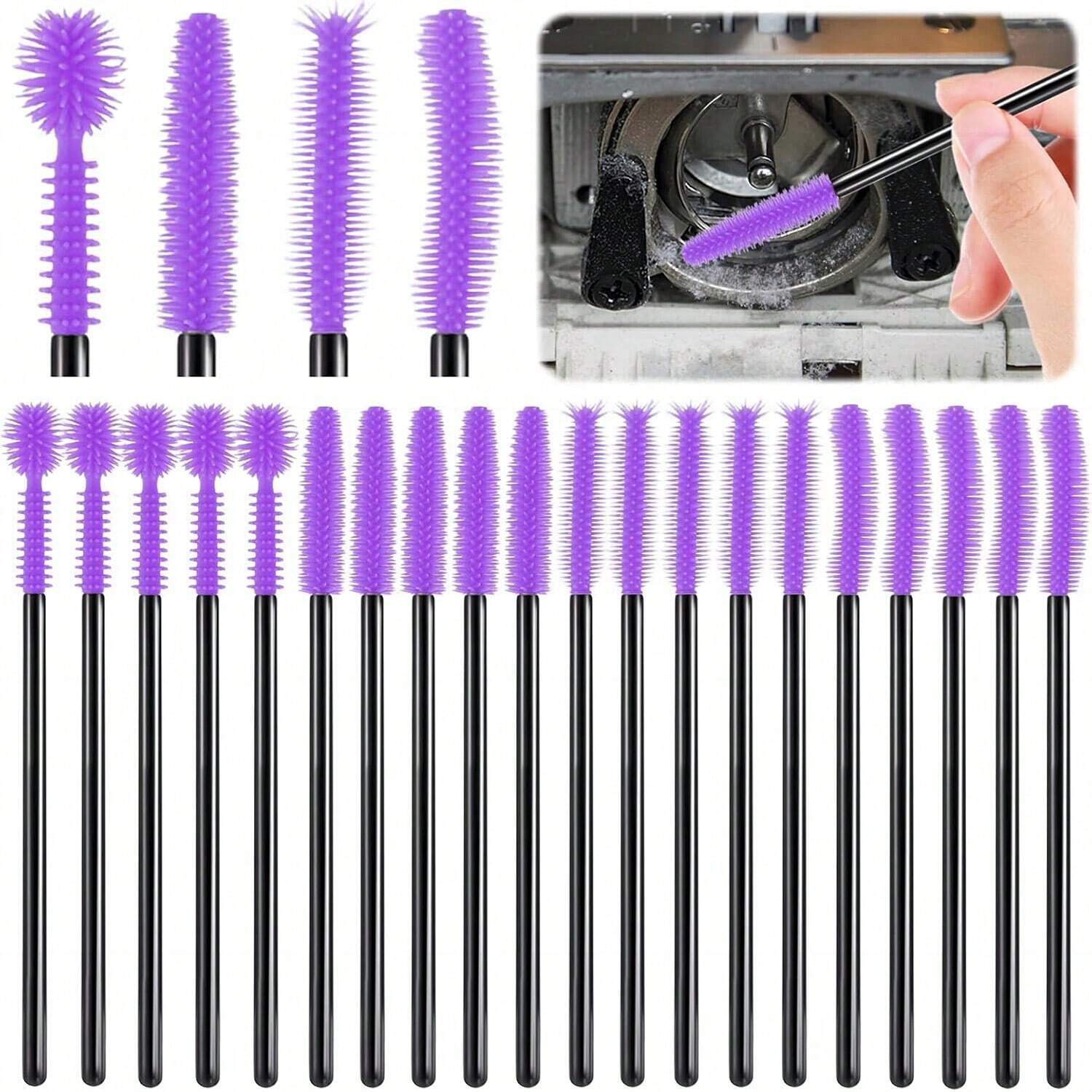20 Pcs Nook And Cranny Sewing Machine Cleaning Brushes, Reusable ...