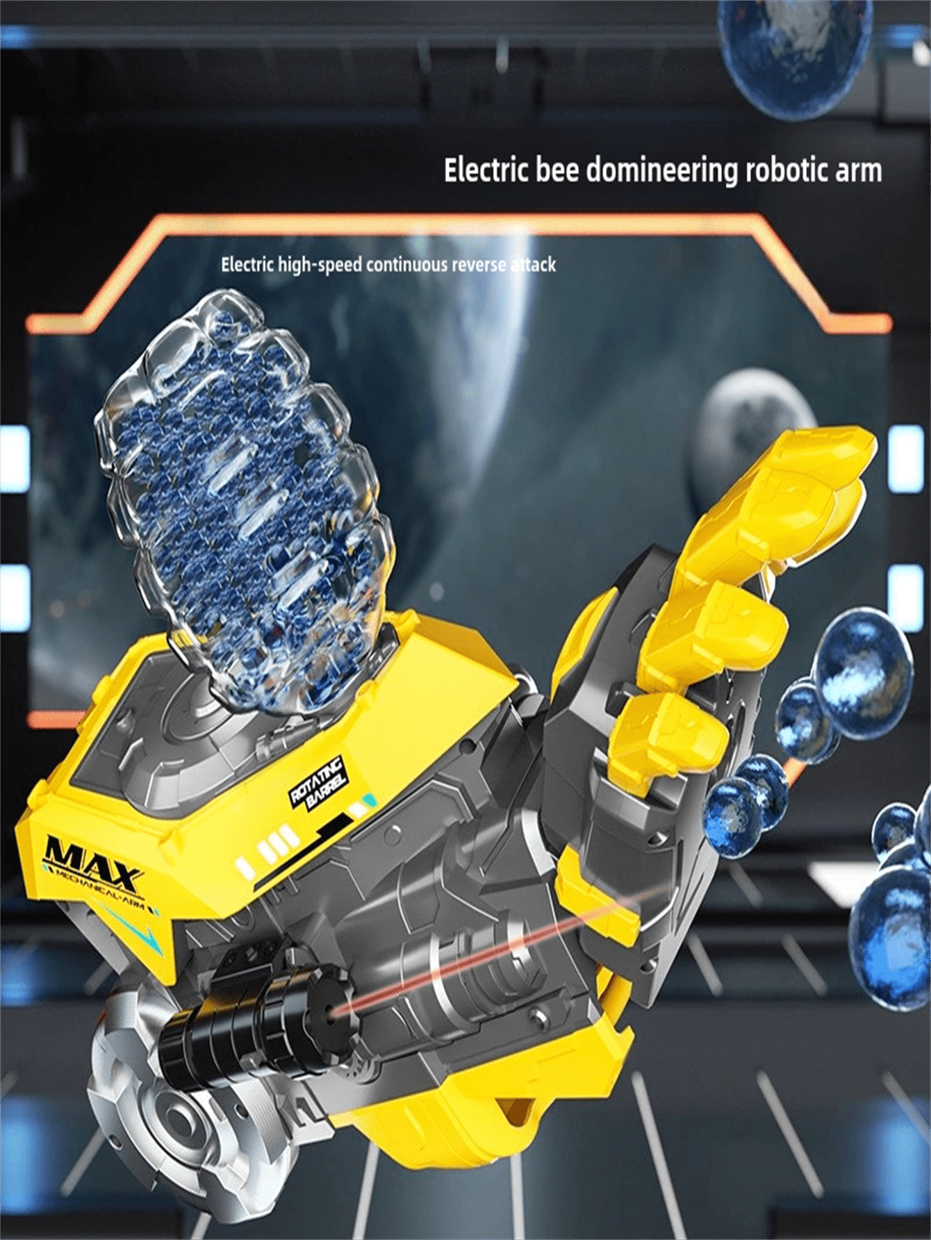 Kinderen Elektrische Mechanische Arm Pulse Water Bullet Cannon Steel ...