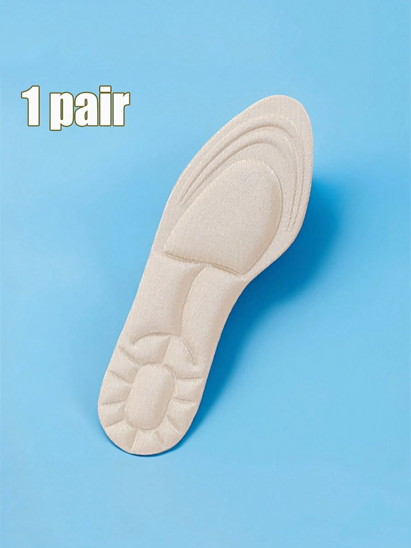 1 Pair Ladies' Sports Insoles, Anti-Slip Moisture-Wicking Soft And ...