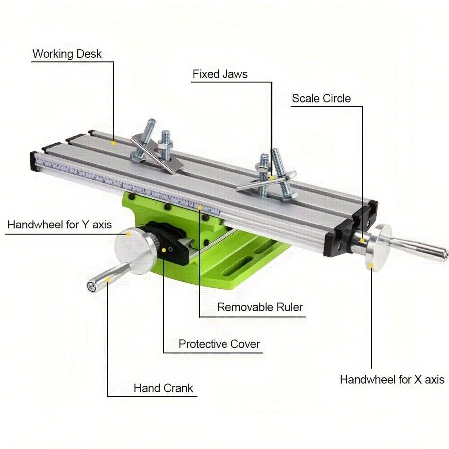 1pc Multifunction Worktable Milling Working Cross Table Compound ...