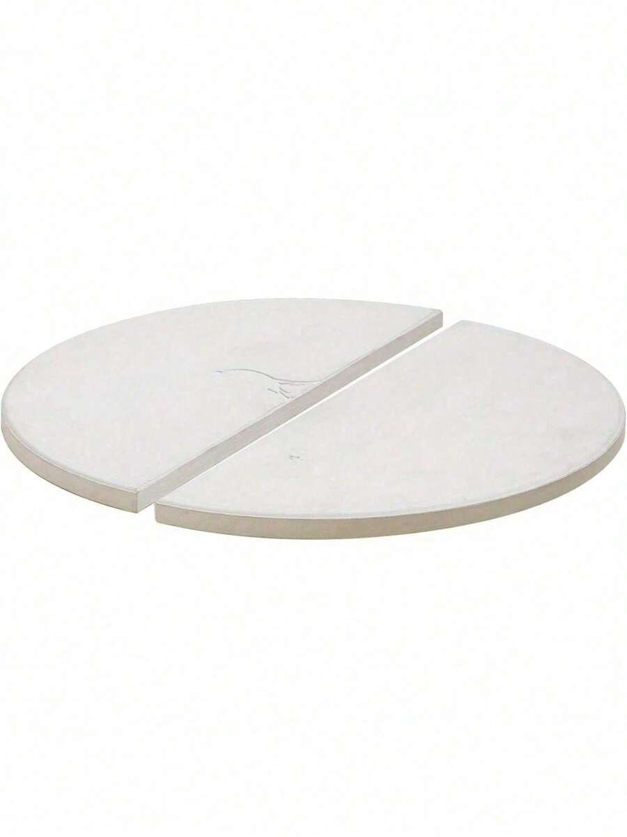 Indirect Cooking Half-Moon Ceramic Heat Deflector Plates For Classic ...