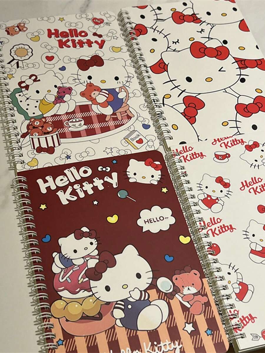 Sanrio 1 Random Pattern Sanrio Hello Kitty Series KT Cat Notebook Good-Looking A5 Coil Notebook ...