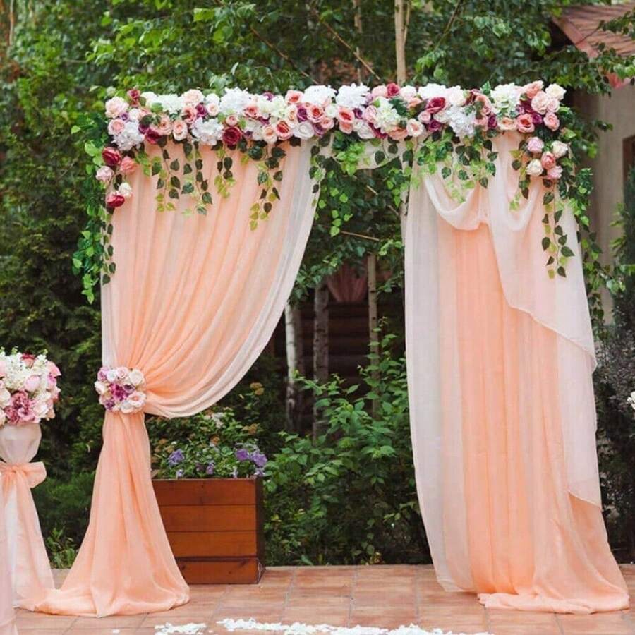 9.8Ft Metal Wedding Arch Backdrop Stand Stage Venue Decorations ...